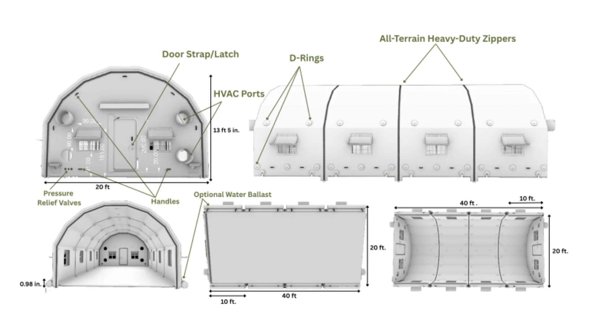 Inflatable Shelters & Decontamination Tents | i2k Defense